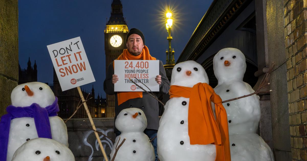 Don’t let it snow – 24,400 young people will face homelessness in the cold this Christmas ...